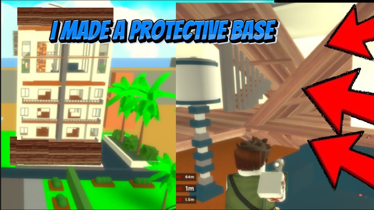 I made a protective base in fortblox - YouTube