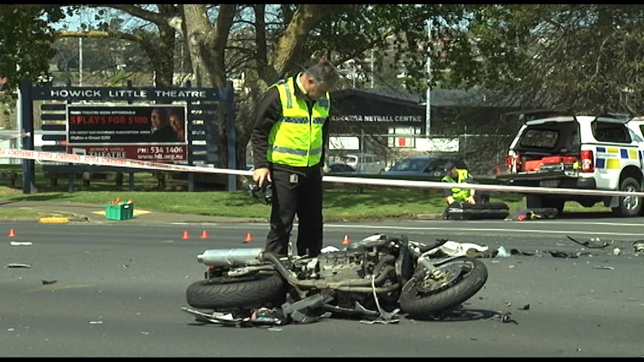 Student Dies in Motorcycle Collision Auckland - YouTube