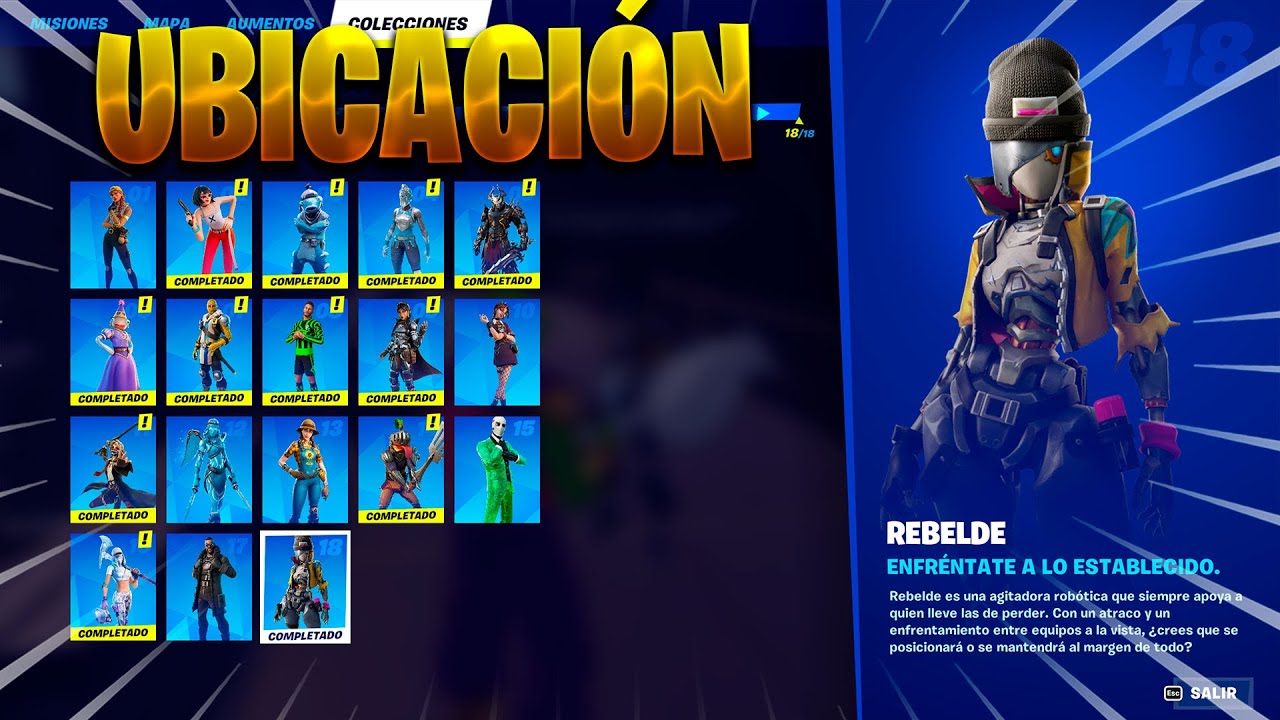 UBICACION DONDE ENCONTRAR AL PERSONAJE 18 DE FORTNITE CAPITULO 4 ...