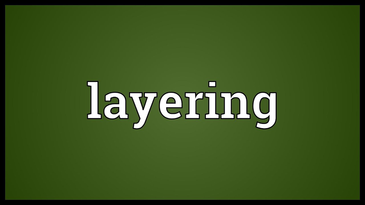 Layering Meaning - YouTube