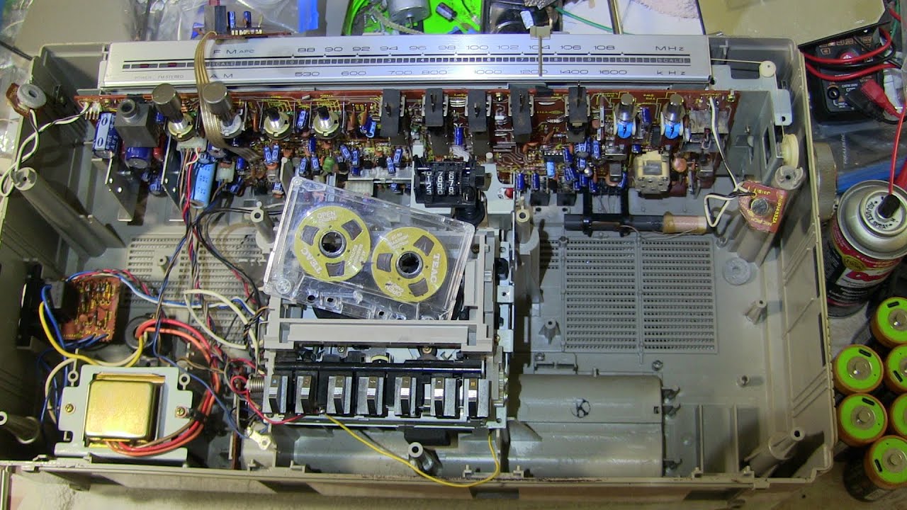 Panasonic RX-5150 new motor watch me restore it boombox How to 21 July ...