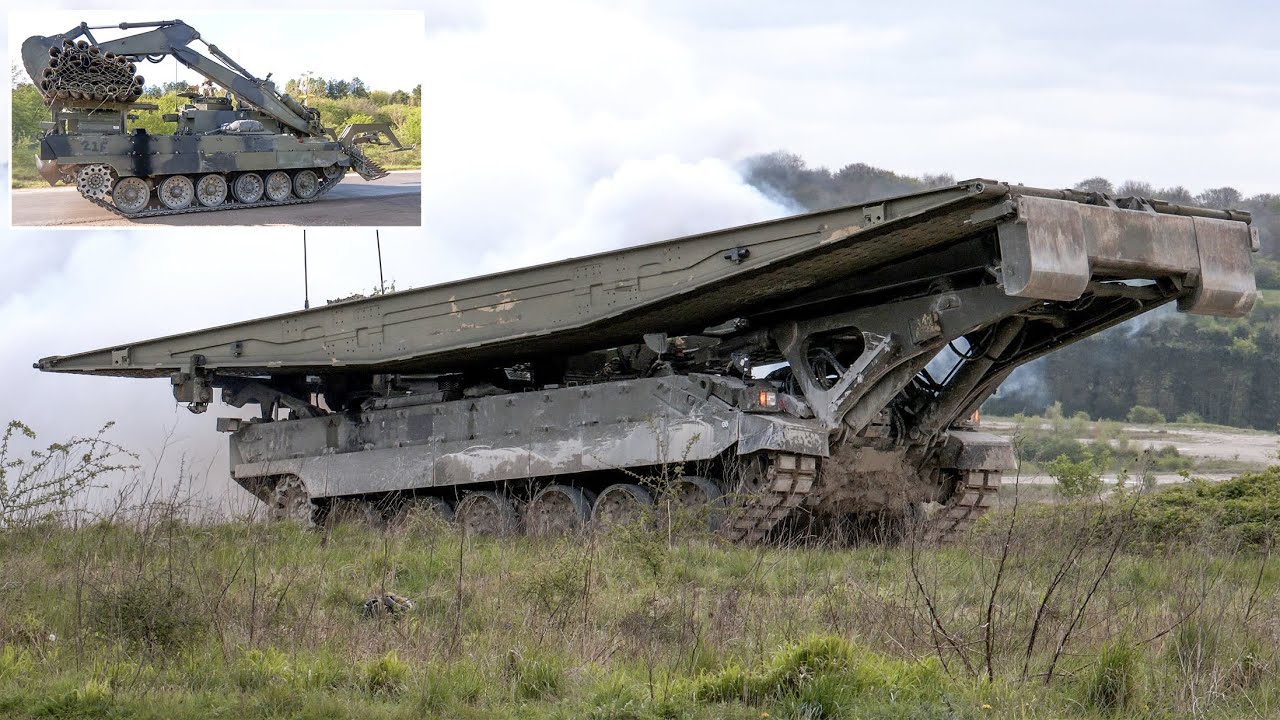 Colossal armoured engineer vehicles of the British Army out on range 🪖 ...