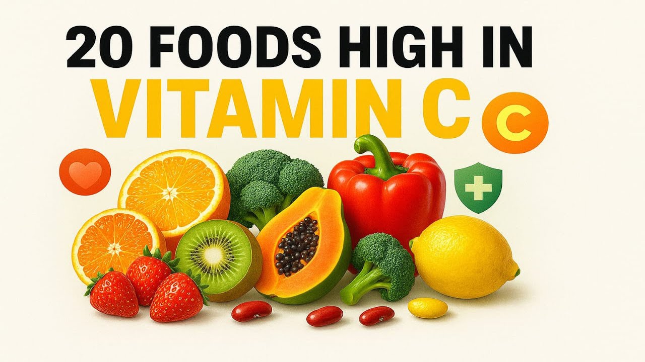 Top 20 Foods High in Vitamin C || Top 20 Foods Rich In Vitamin C - YouTube