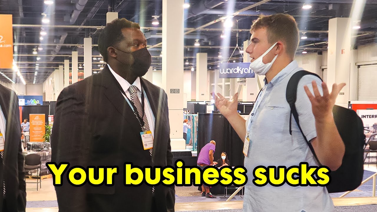 Trolling CEOs at a Business Convention! - YouTube