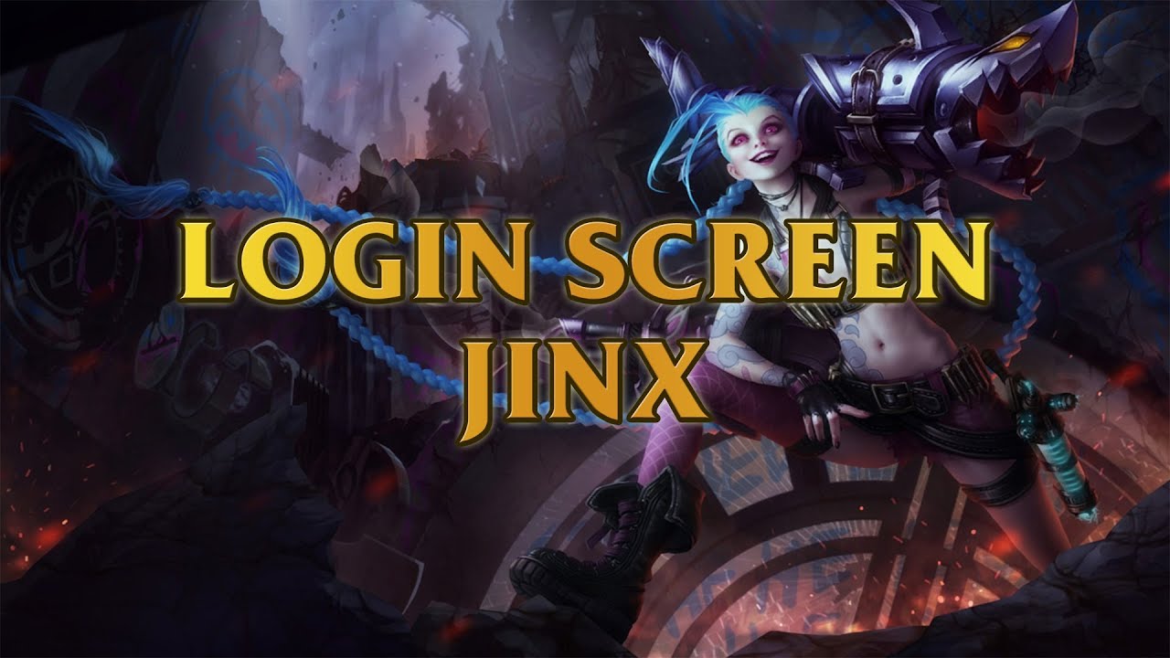 Jinx Login Screen With Music And Animation - YouTube