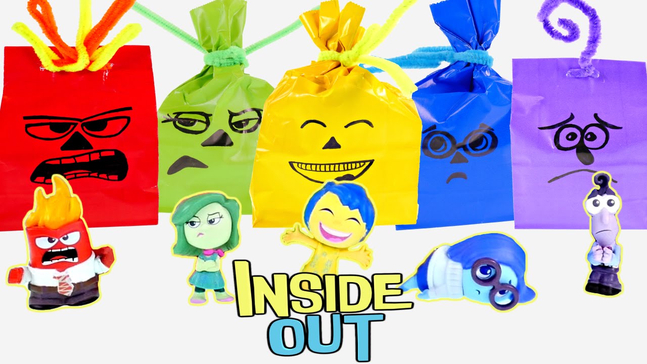 Inside out Halloween Surprise Treat Bags Do It Yourself Disney Pixar ...