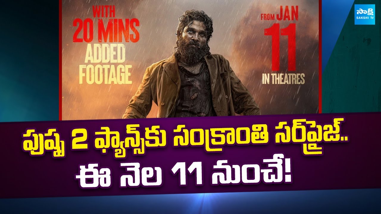 Pushpa 2 Extended Version 20 Minutes More Footage In Theatres From 11th ...