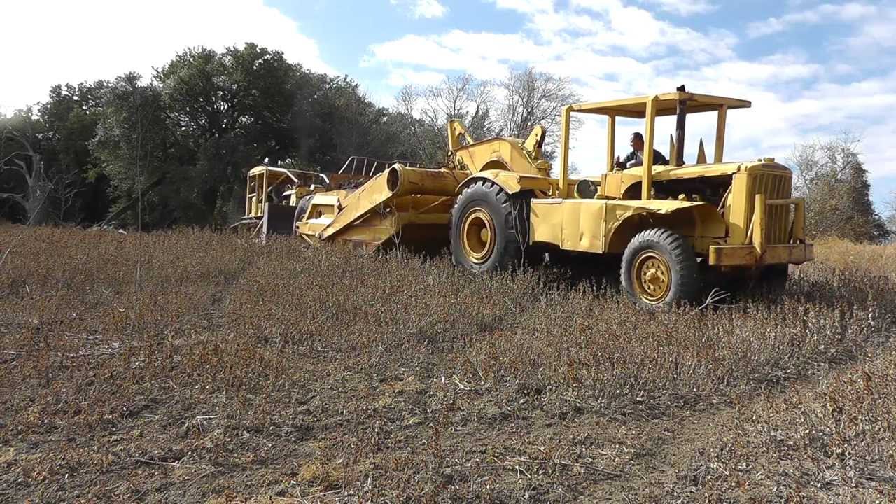 CAT D7 & DW15 Scraper - YouTube