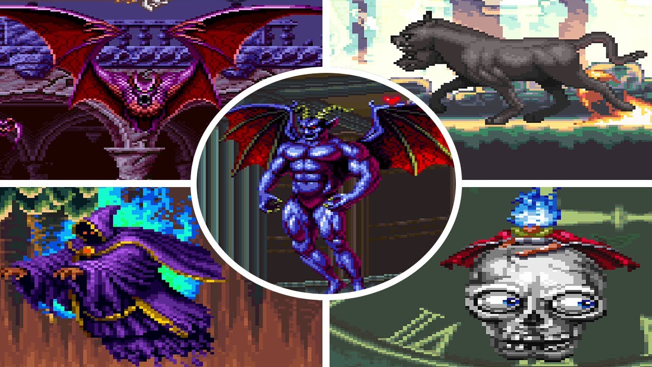Castlevania: Vampire's Kiss - All Bosses & Ending 4K - YouTube