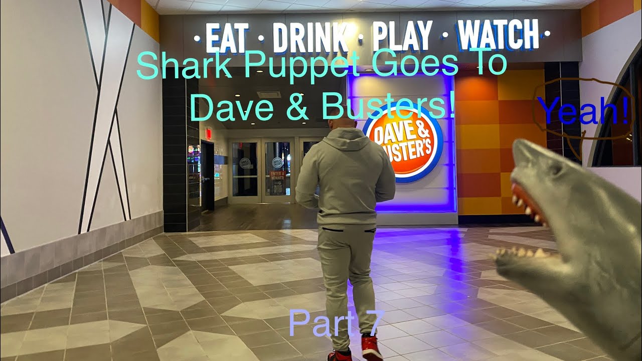 Shark Puppet Goes To Dave & Busters! (Part 7) - YouTube