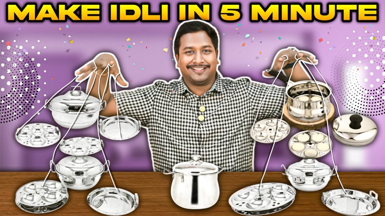 Make soft idly now in Coil Sheet Stainless steel idly kadai now ...