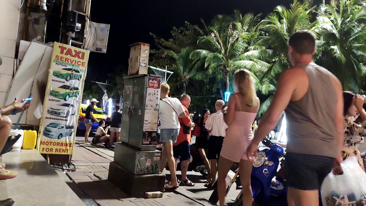 Thailand Pattaya Beach Road Girls 23 Youtube