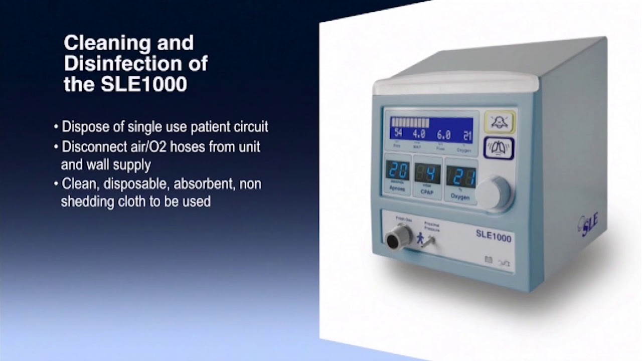 SLE1000 | 7. Cleaning and disinfection of the SLE1000 - YouTube