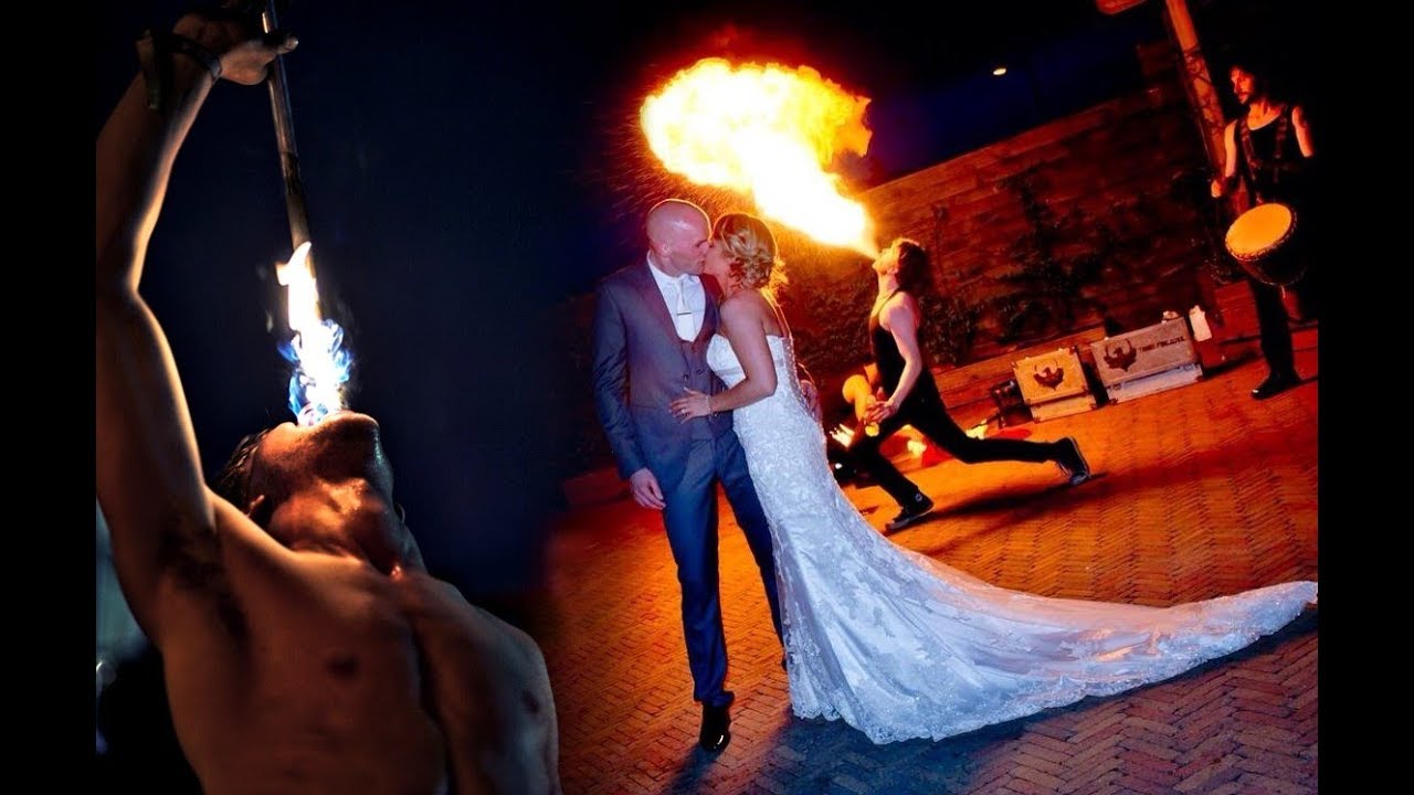 Wedding Fire Performers for hire - YouTube