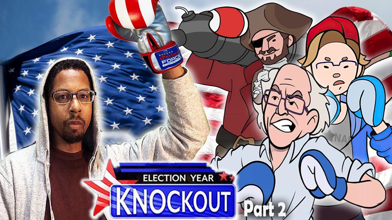 Boxing elderly men like Jake Paul | Election Year Knockout - YouTube