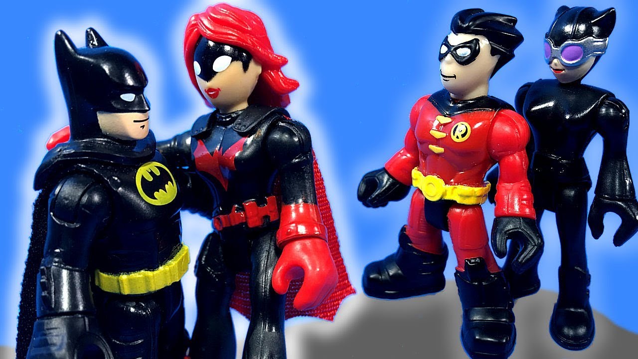 Imaginext Batwoman and Batman at the Batcave - YouTube