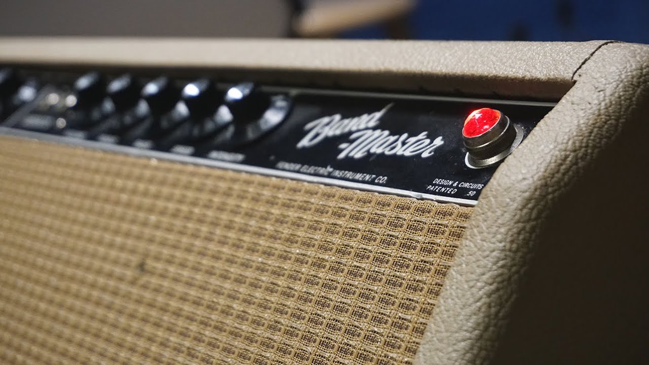 Fender BandMaster 1964 Blonde/BlackFace // Serviced by MULE AMPS - YouTube