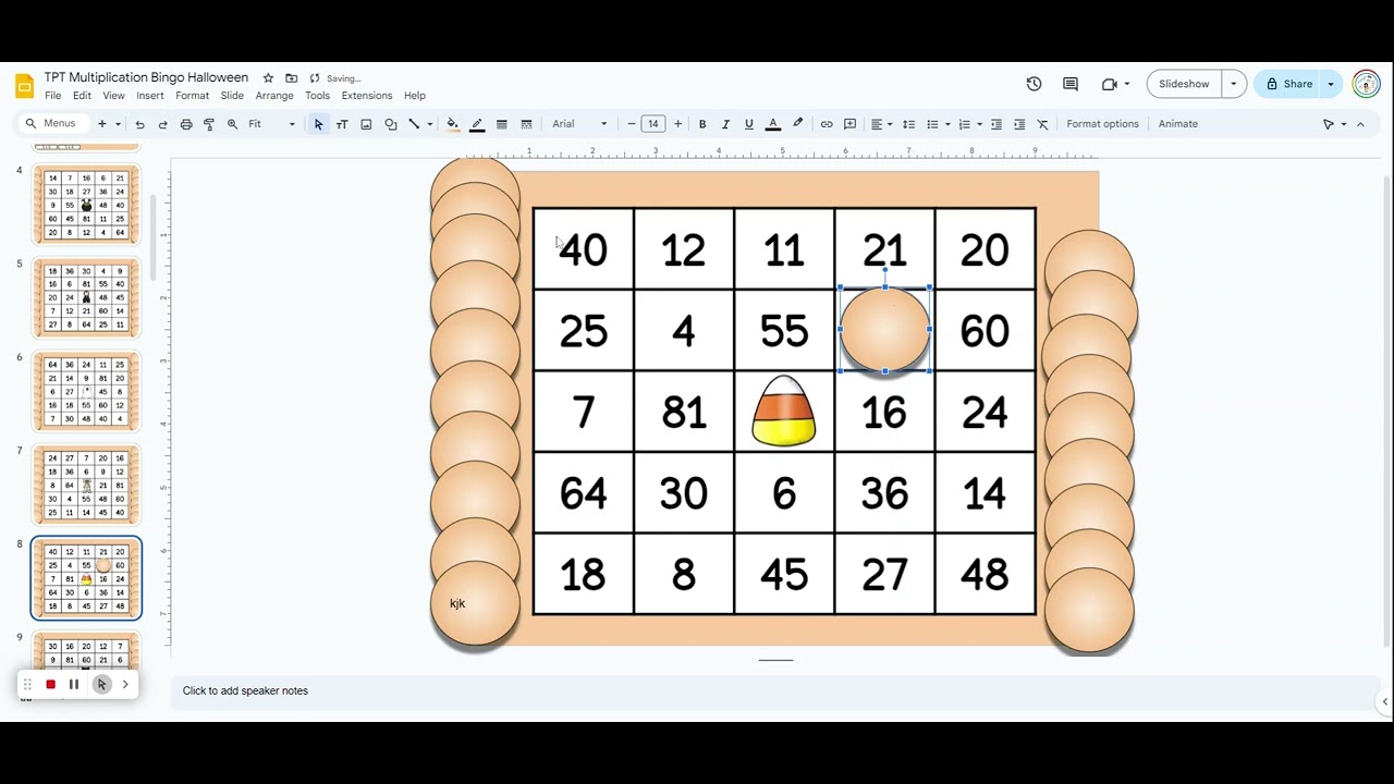 Multiplication Bingo - Halloween-Themed - YouTube