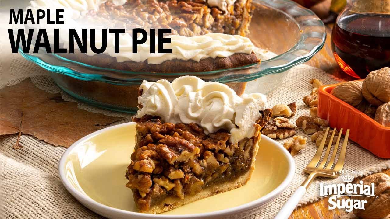 How to Make Maple Walnut Pie - YouTube