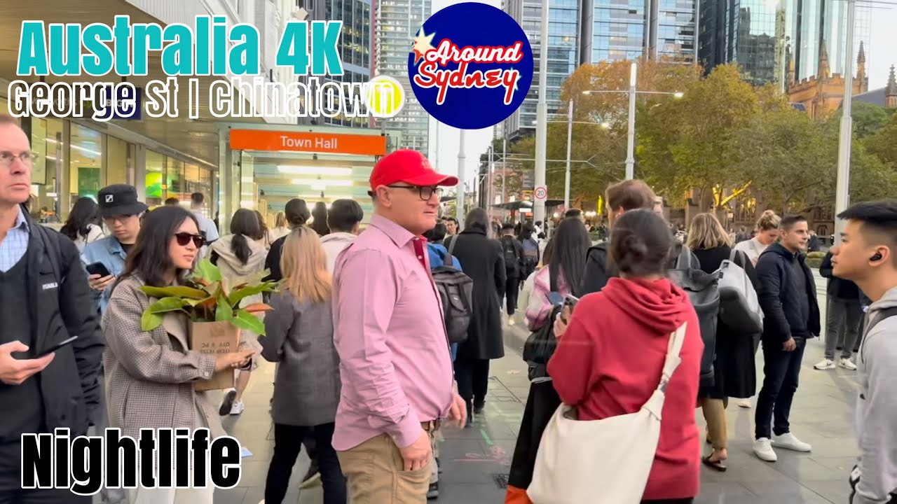 Sydney 4K HDR As We Walk through the busy Streets, you'll get a chance ...