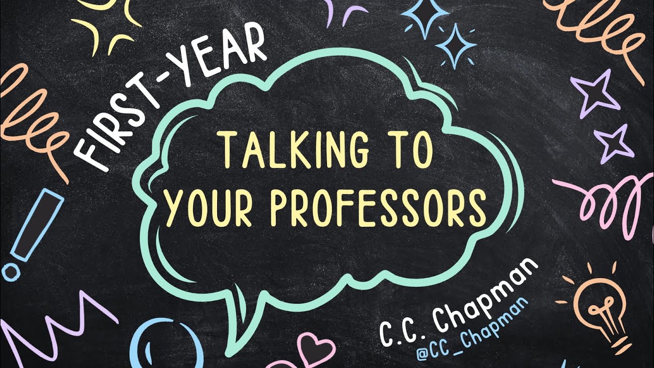 College Student Advice: How To Communicate With Your Professors - YouTube