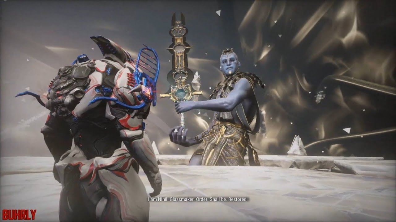 Warframe | Glassmaker (Nihil) BOSS FIGHT! + Nora Night's Face! Nightwave Season 3 - YouTube