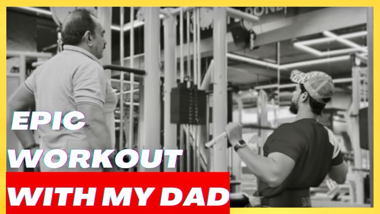 Workout with my DAD #gym #fitness #motivation - YouTube