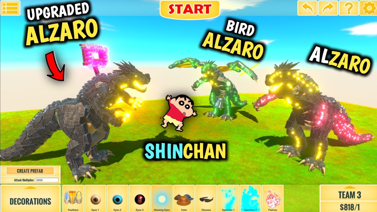 UPGRADED ALZARO vs ALL ALZAROS in ARBS | KING ALZARO vs BIRDALZARO ...