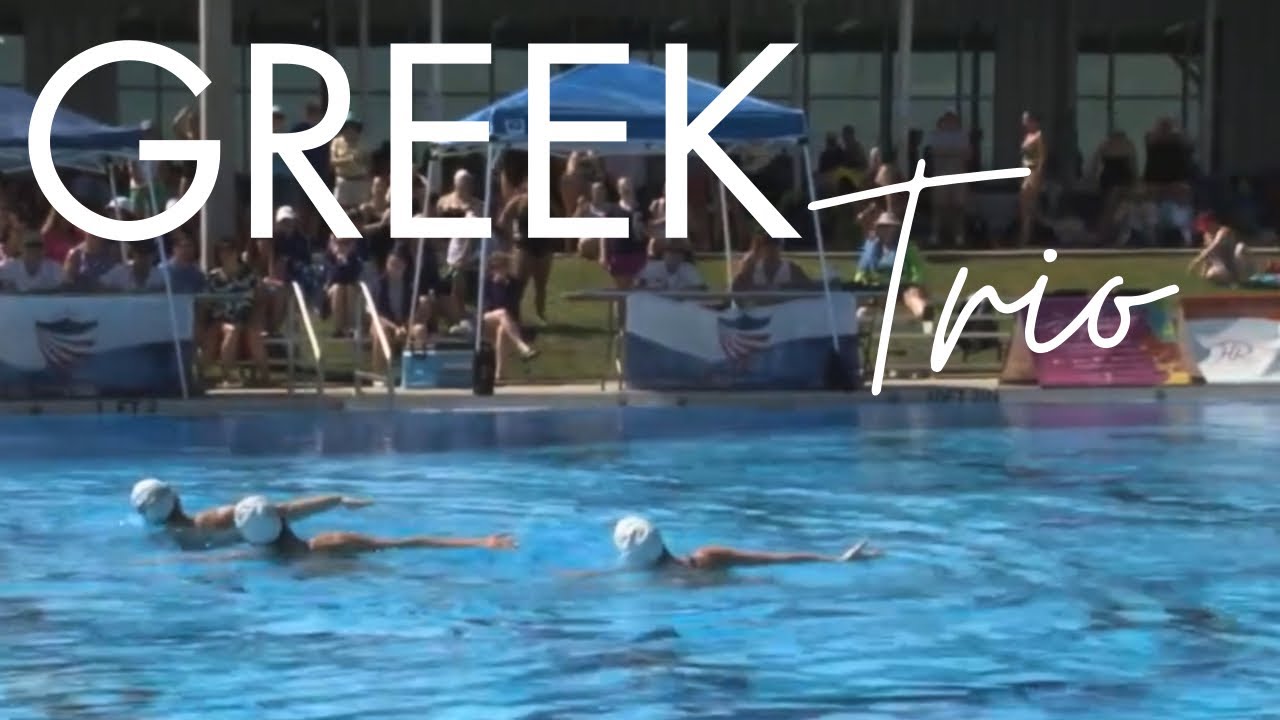 Greek Trio Synchronized Swimming Routine - Artistic Swimming Masters ...