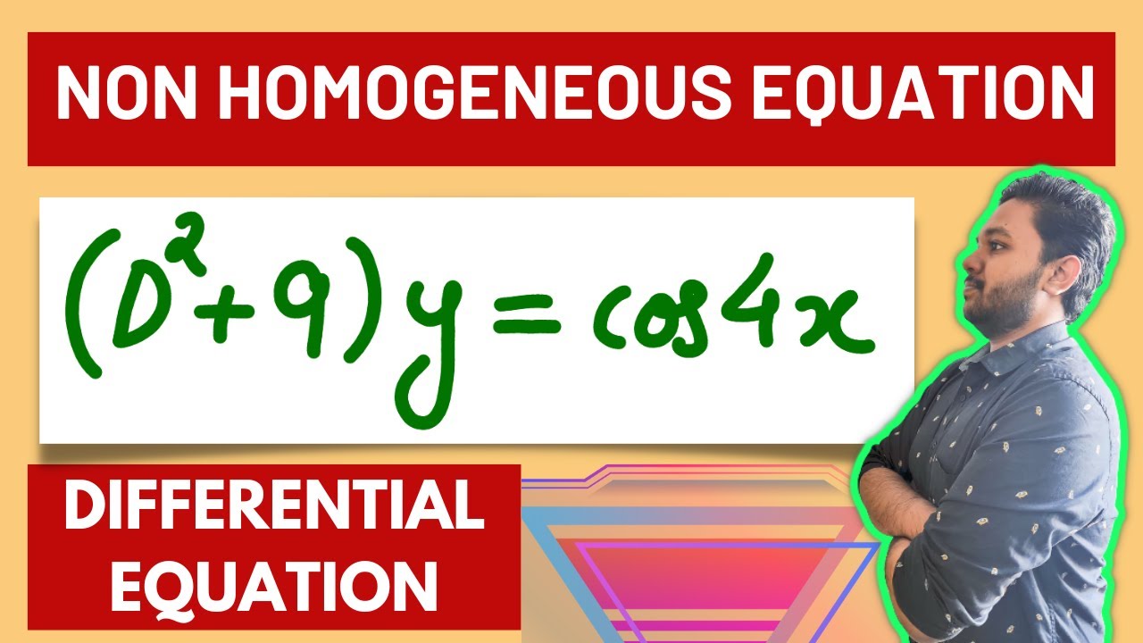 Non homogeneous differential equation | Case kcosax | Example solved ...