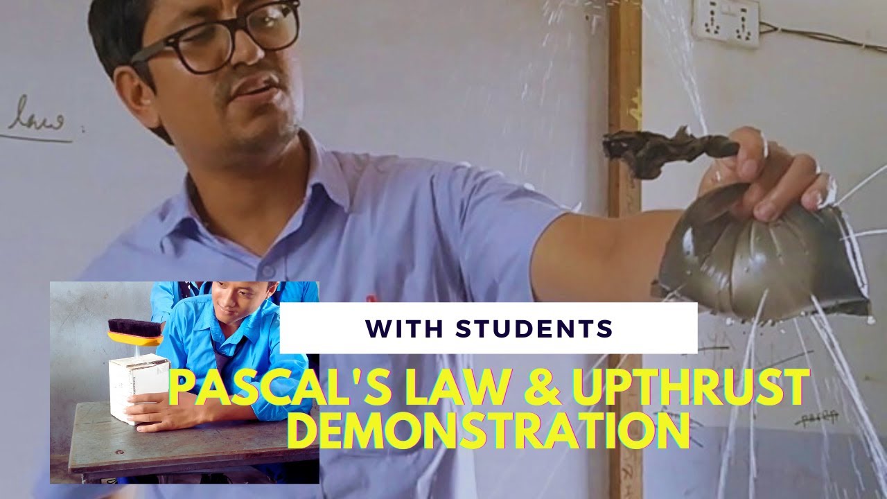 Pascal's law demonstration|| hydraulic lift model|| calculation of ...