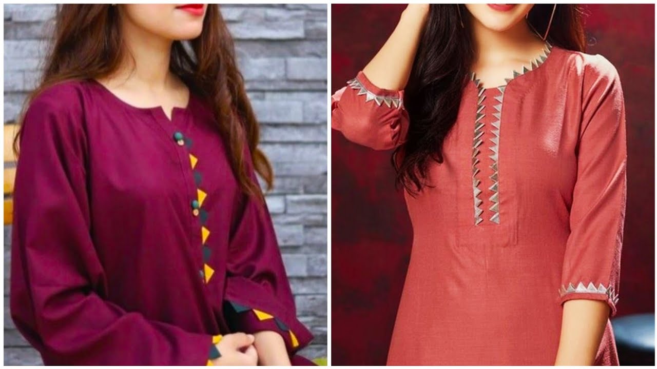 Samosa lace Designs|2021|Samosa lace on Neck/Suit/Kurti - YouTube