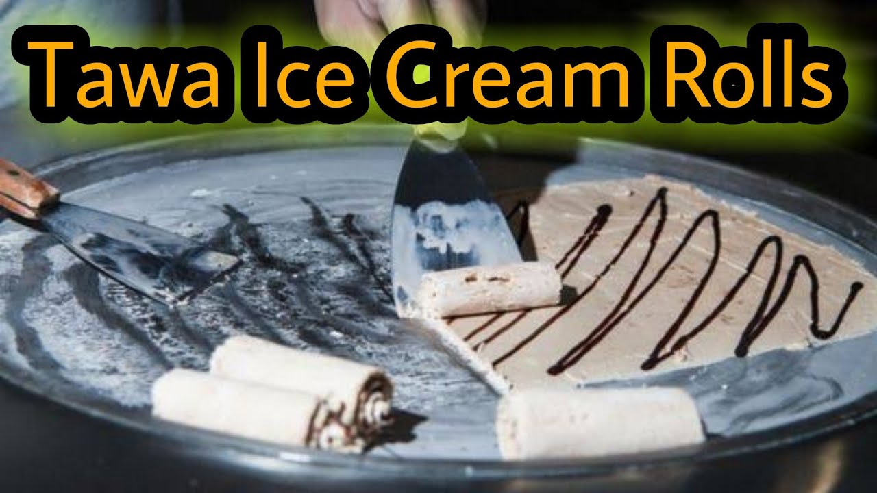 Tawa Ice Cream | Pakistan Food Street | Cold plate ice cream | Tawa Ice ...