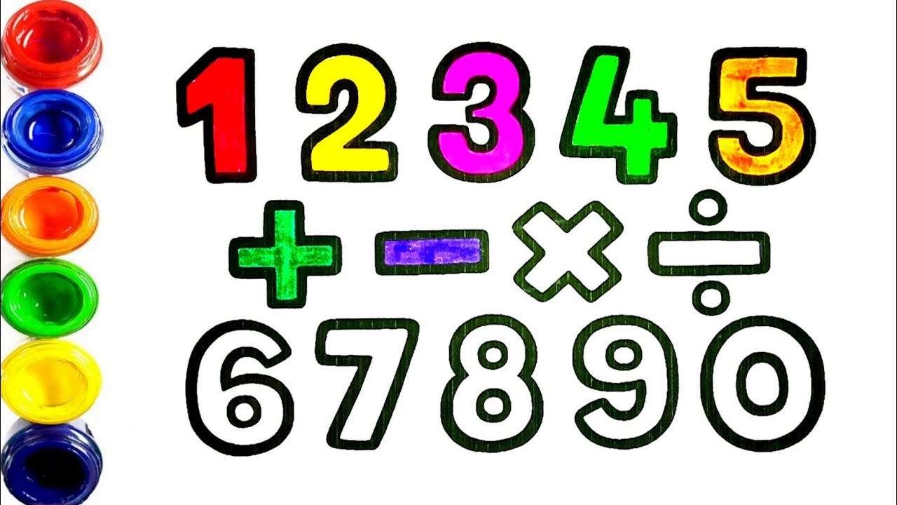 Counting Numbers | write and read numbers | 123 learning for kids | 1 ...