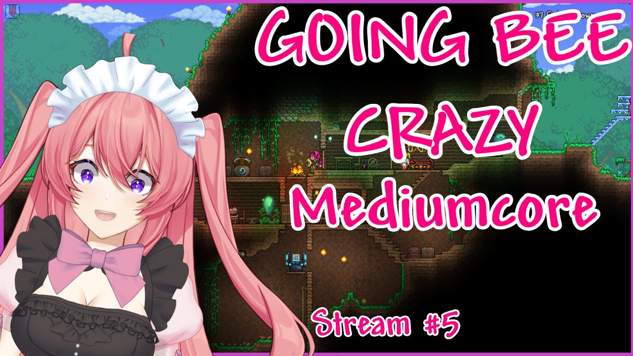 [VTUBER] ️ Going INSANE from dropping Items | Terraria Mediumcore ️ - YouTube