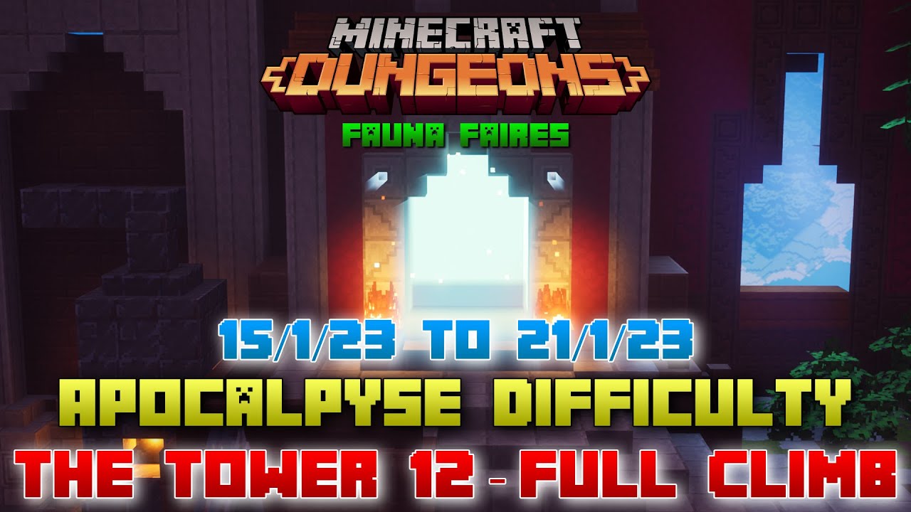 The Tower 12 [Apocalypse] Full Climb, Guide & Strategy, Minecraft ...