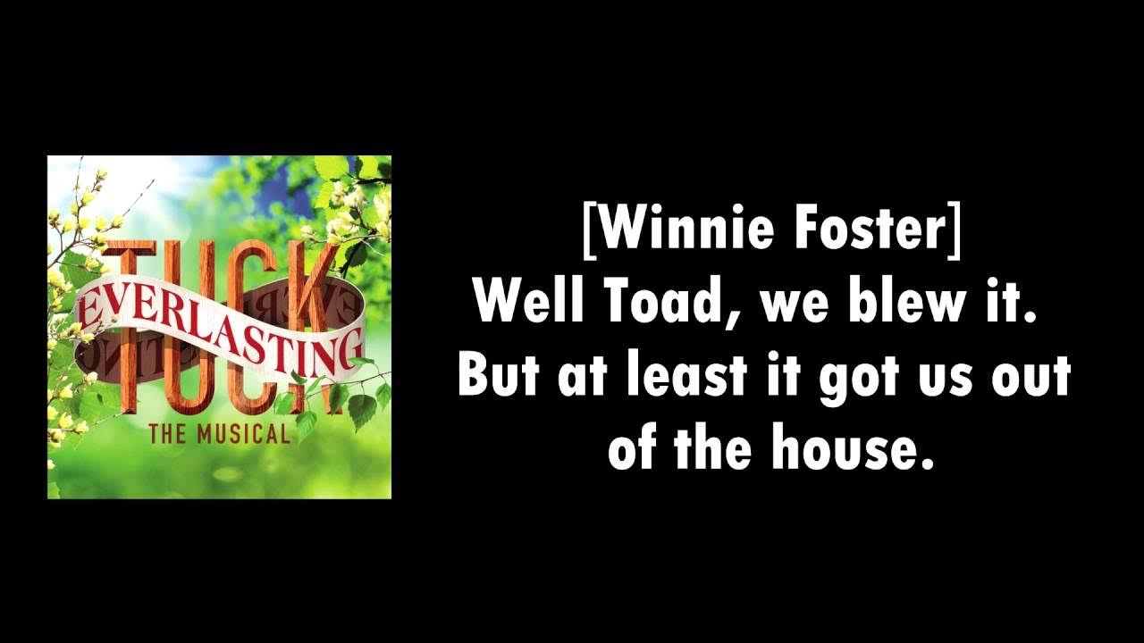 2. Good girl Winnie Foster ~ Tuck Everlasting [LYRICS VIDEO] - YouTube