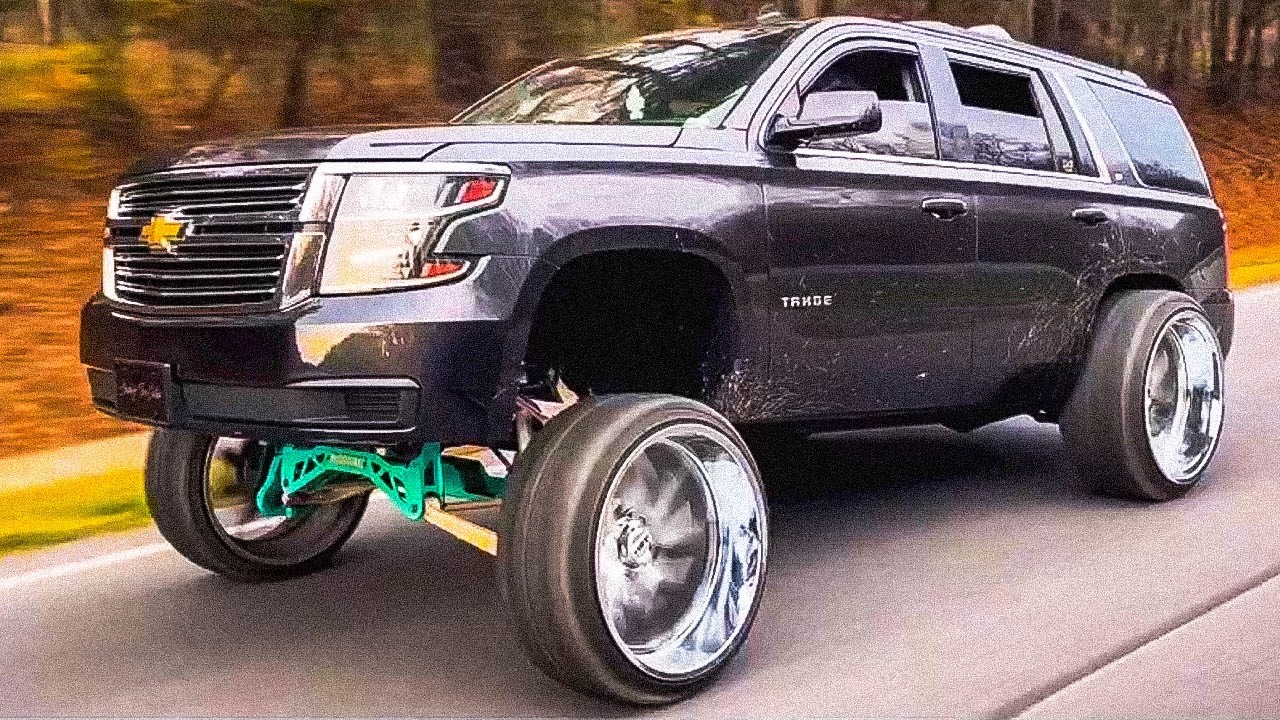 Best Moments of Lifted Trucks 2024 👑 Highest Squatted Trucks in the ...