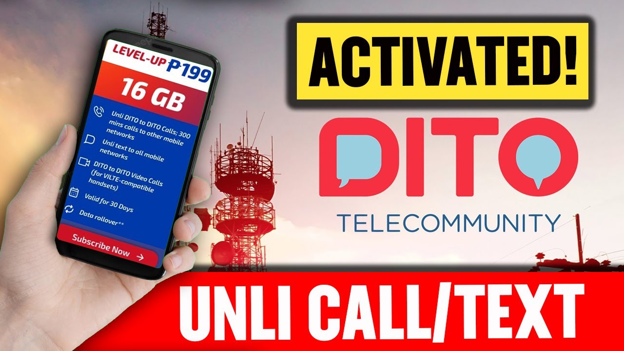 How to activate DITO UNLI CALLS AND TEXT? | TAGALOG TUTORIAL - YouTube