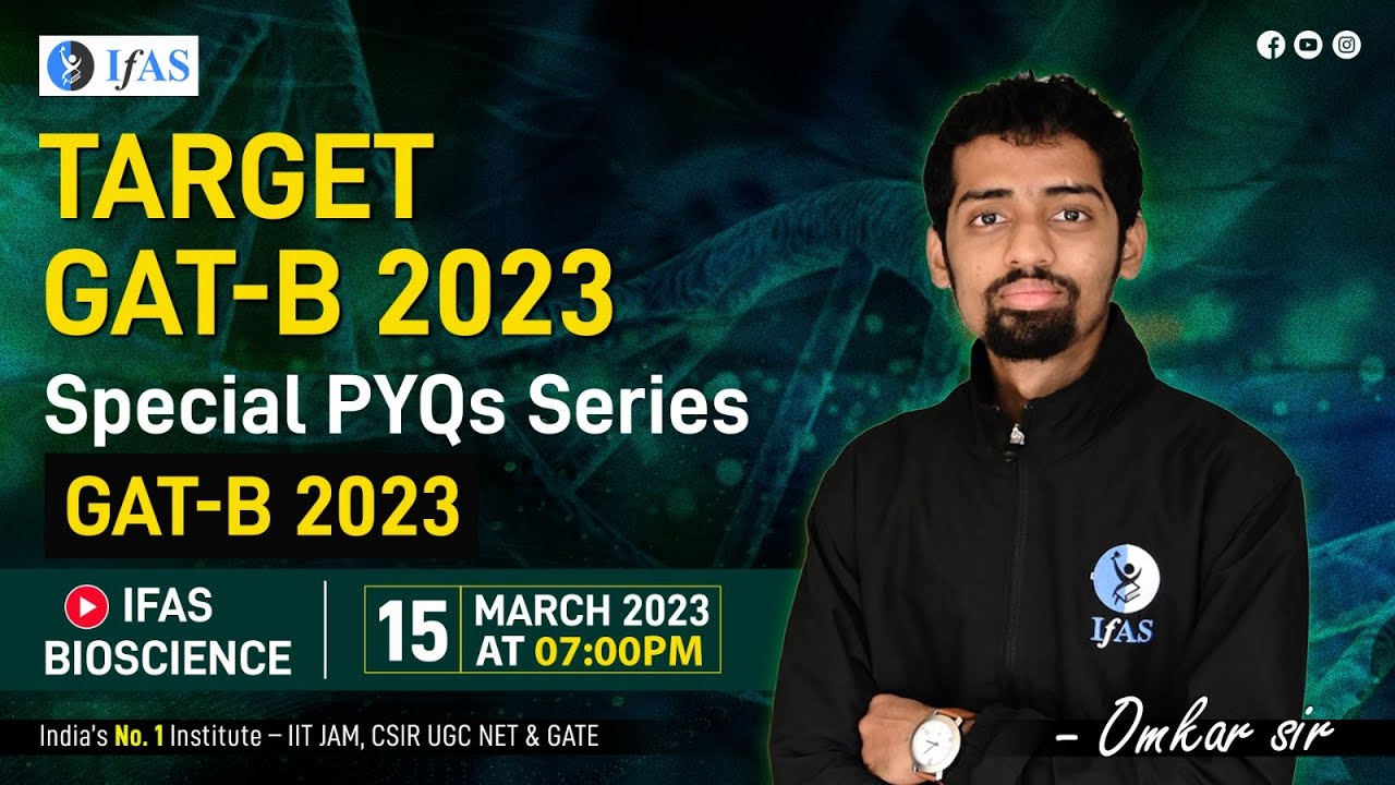 Special PYQs series | L1 Target GAT-B 2023 | IFAS - YouTube