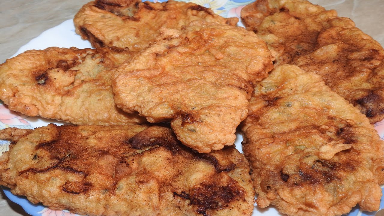 SNITEL DE PORC prajit in aluat PANE reteta de casa, retete de SNITELE ...