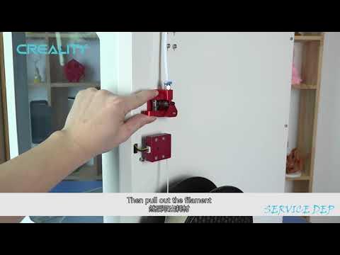 Service tutorial CR 5 Pro H replace nozzle - YouTube