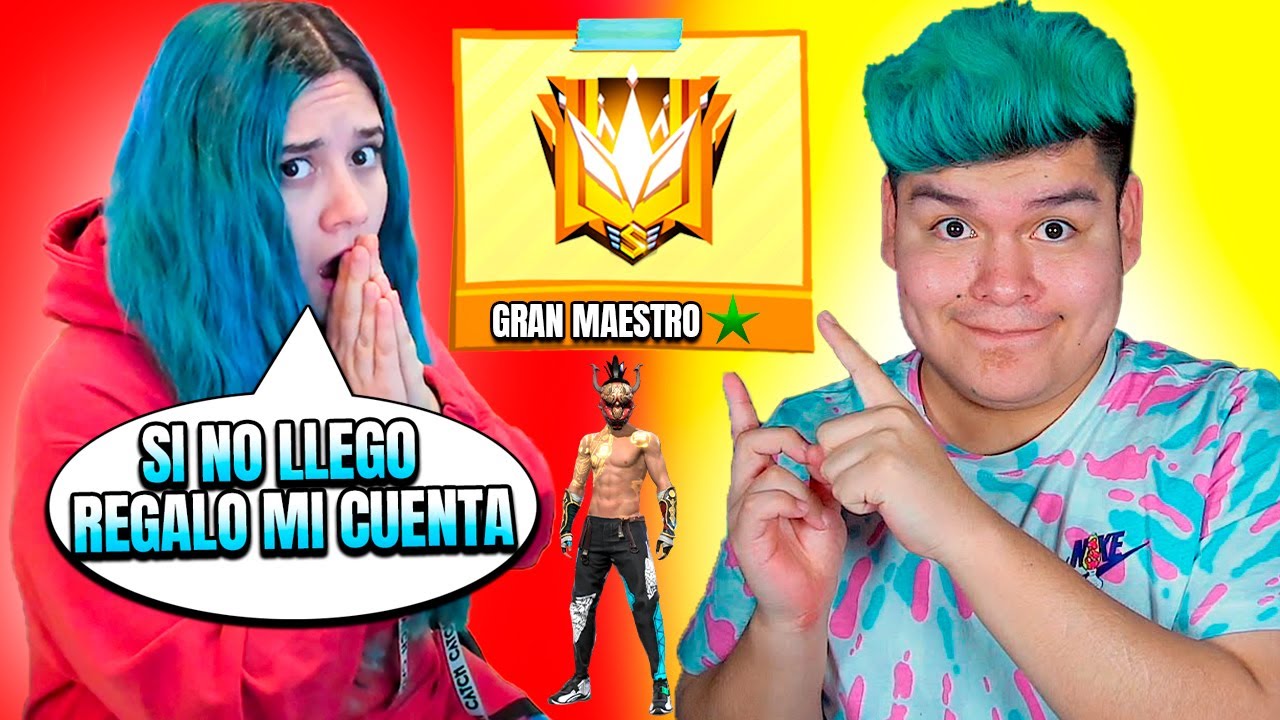 24 HORAS SUBIENDO A GRAN MAESTRO CON LUAY? en FREE FIRE - YouTube