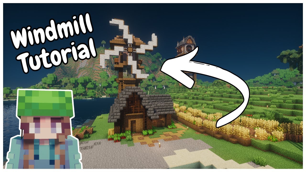 Build a windmill in survival minecraft! - YouTube