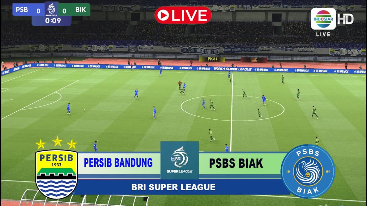 [LIVE]🔴PERSIB BANDUNG VS PSBS BIAK MATCH BRI SUPER LEAGUE 2025/2026 ...