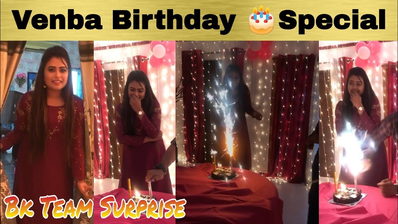 Venba birthday🎂 Celebration Bharathi Kannama | Bharathi kannama Venba ...