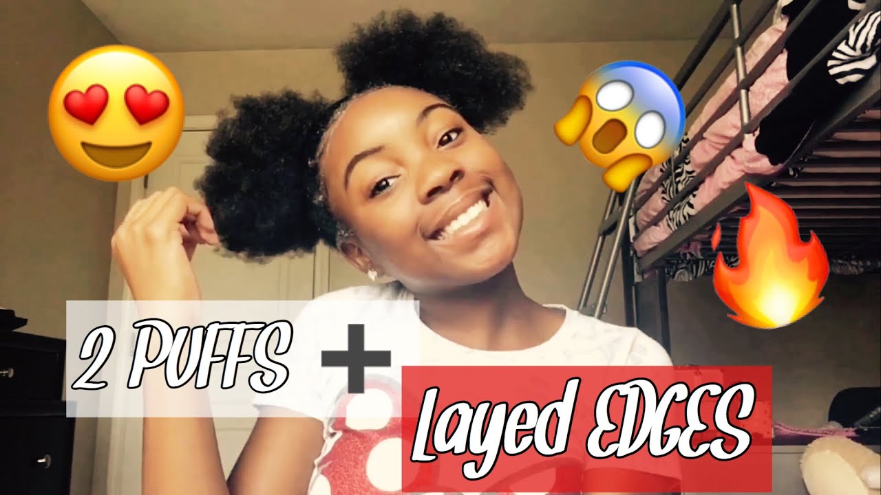 HOW TO ACHIEVE 2 PUFFS + CUTE BABY HAIRS!!! - YouTube