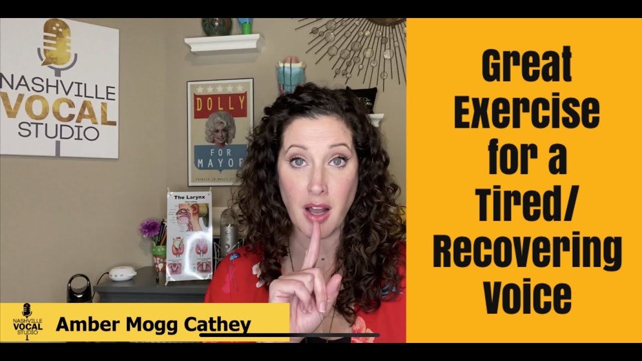 Singing Exercise for a Tired/Recovering Voice - YouTube