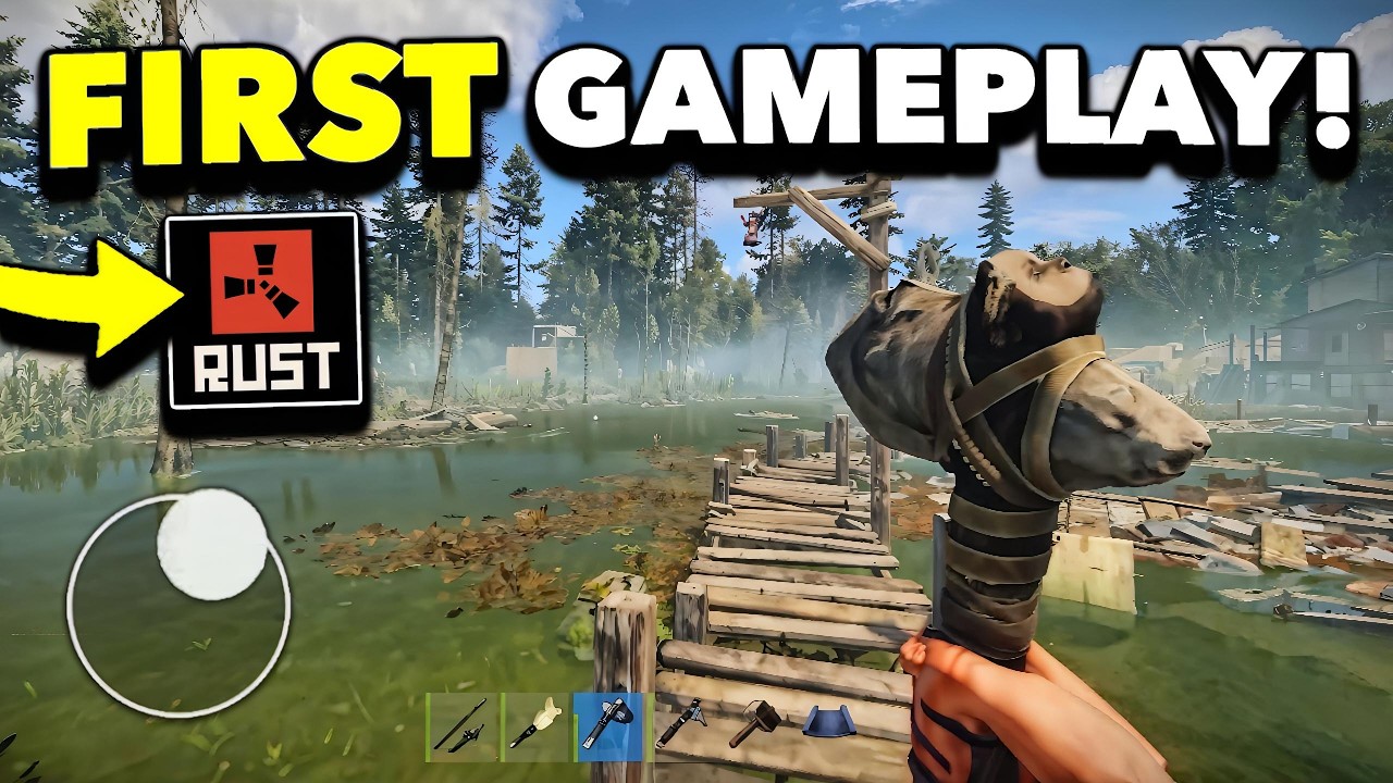 RUST MOBILE FIRST EVER GAMEPLAY! NEW MOBILE GAME! (BETA TEST) - YouTube