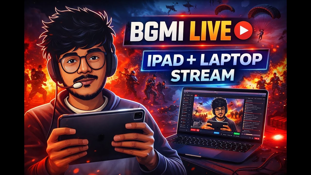 BGMI iPad Gameplay 🔥 Smooth 60FPS | Streaming on PC GTX 1650 | Tamil ...